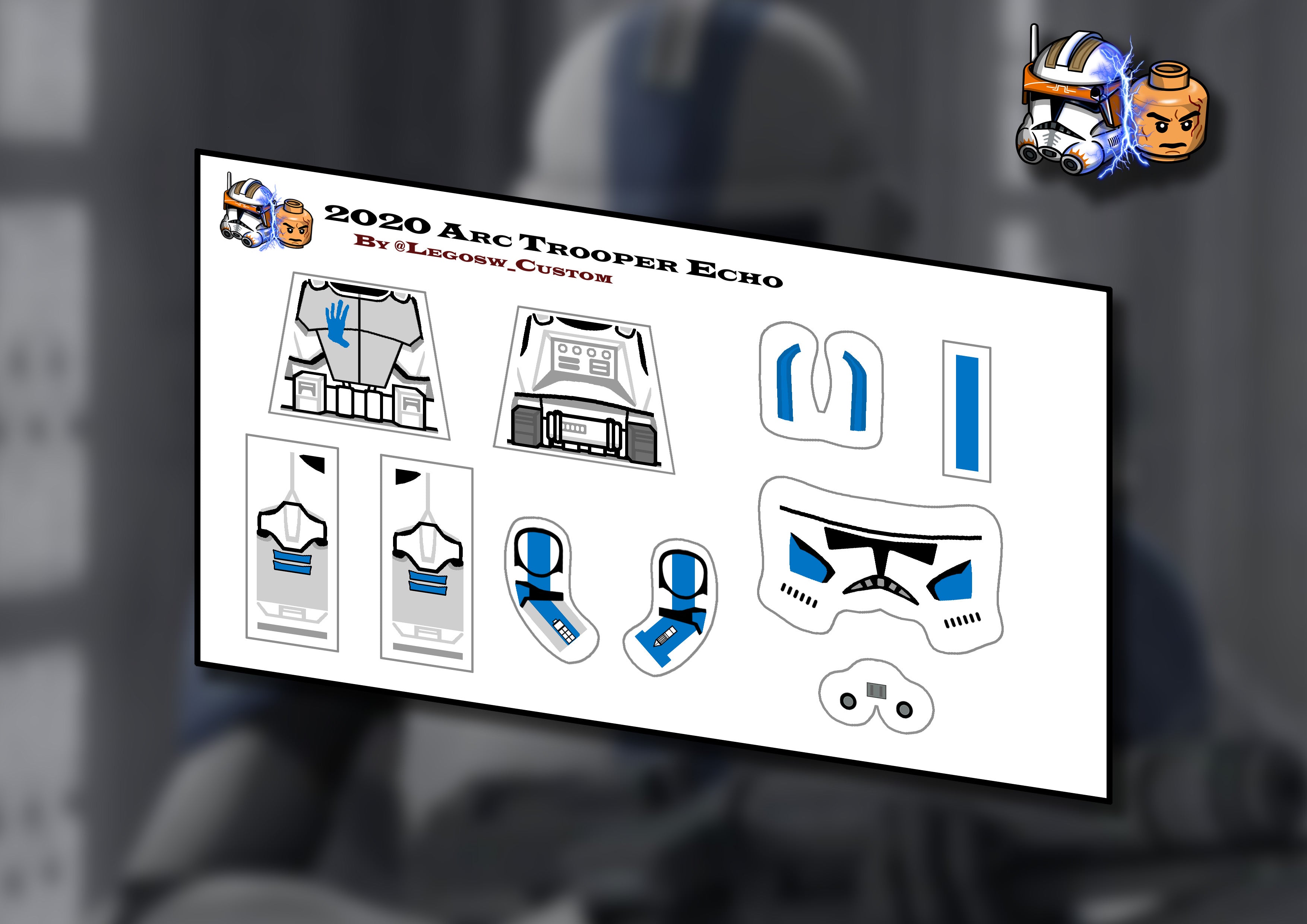Phase 2 501st Arc Trooper Echo – lswcustomshop