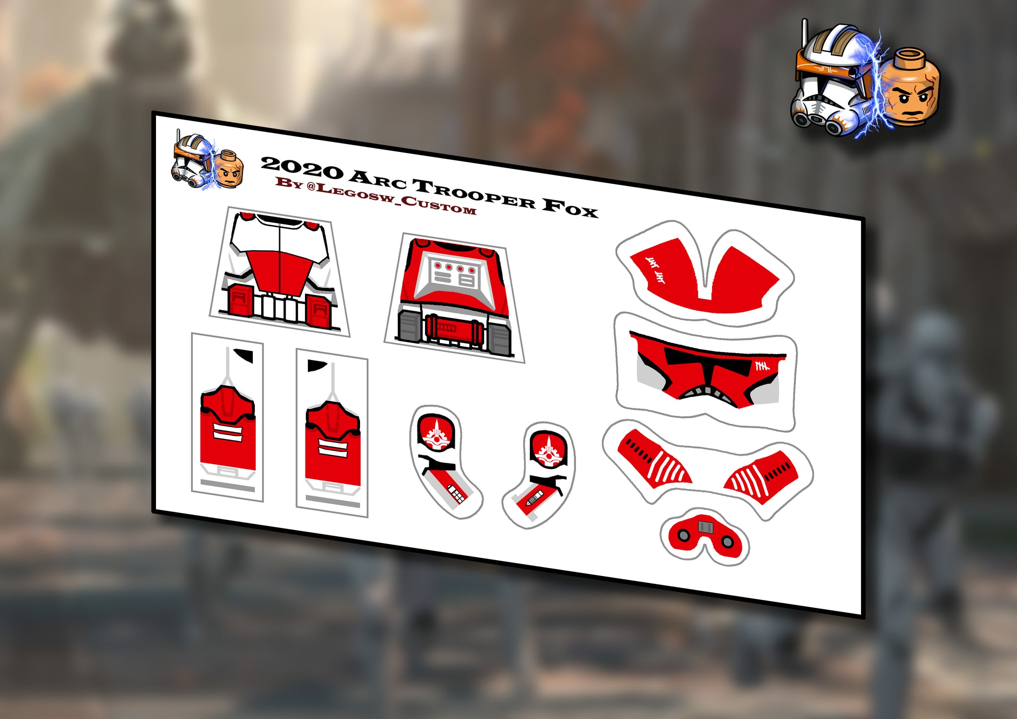 Phase 2 Arc Trooper Fox – lswcustomshop