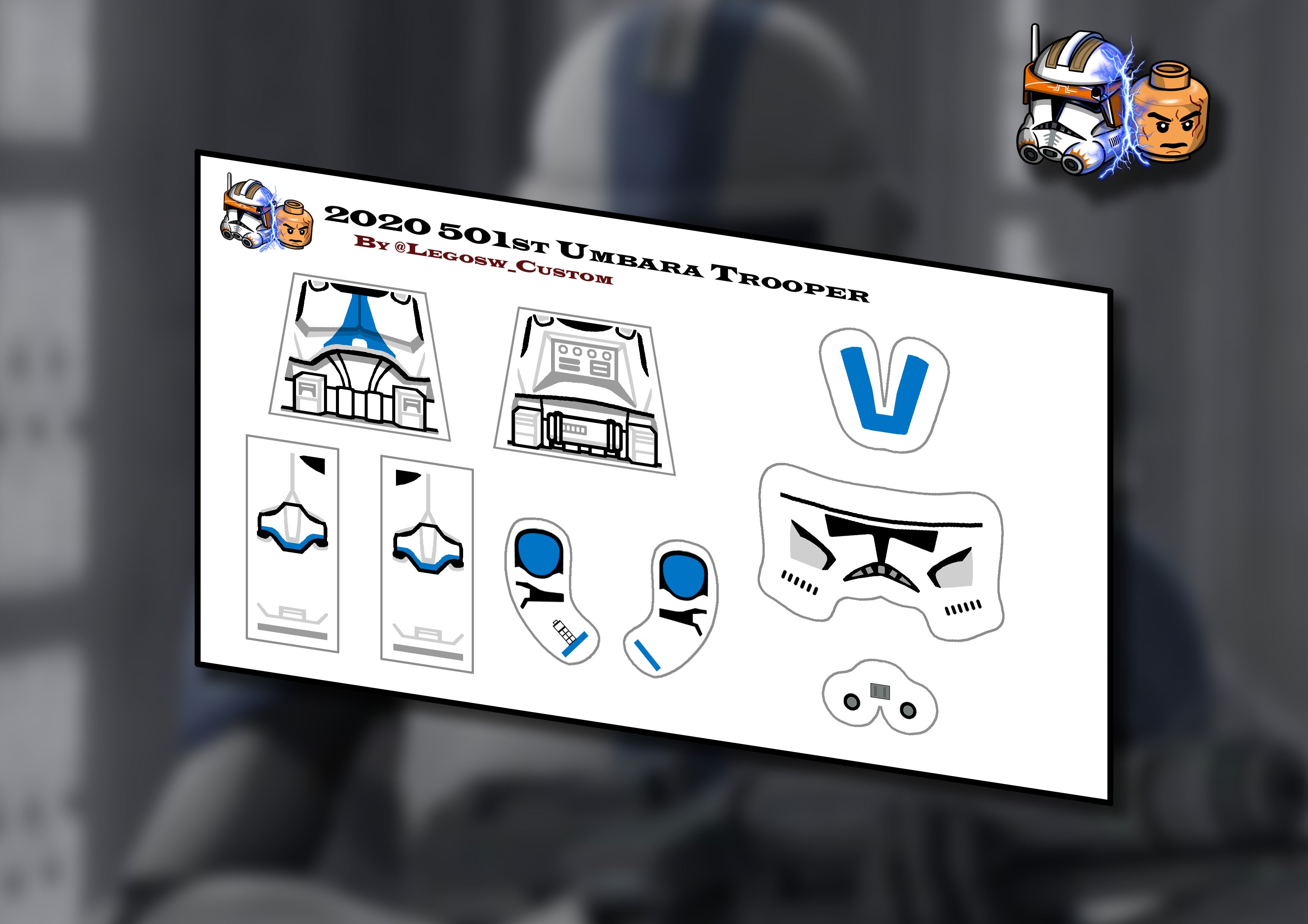 Phase 2 501st Trooper on Umbara – lswcustomshop