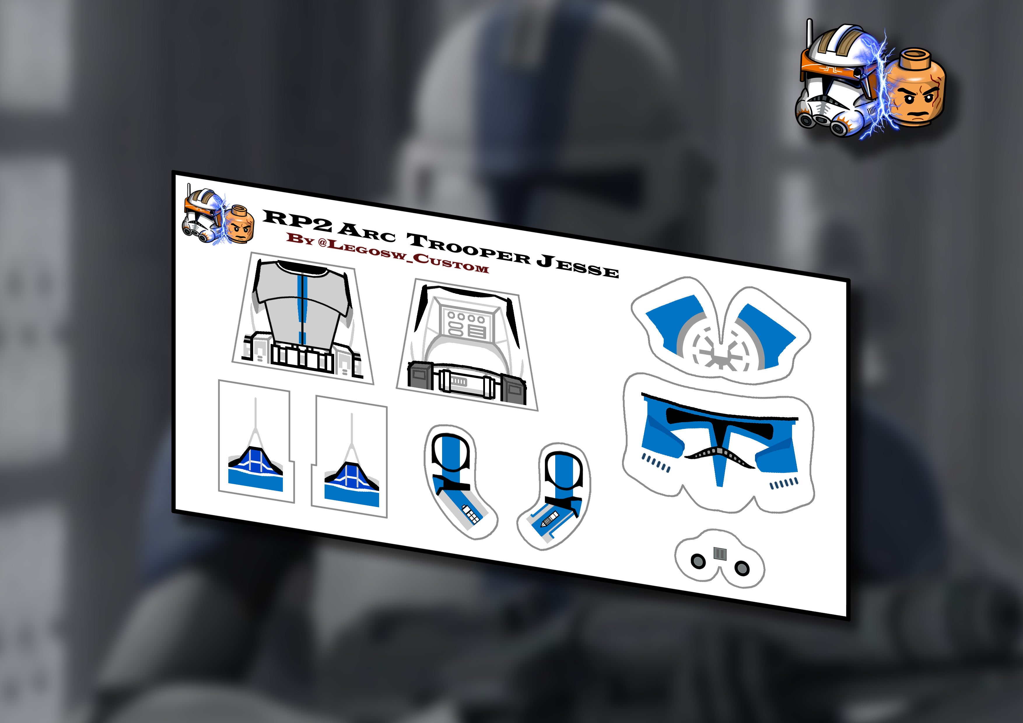 Phase 2 501st Arc Trooper Jesse – lswcustomshop