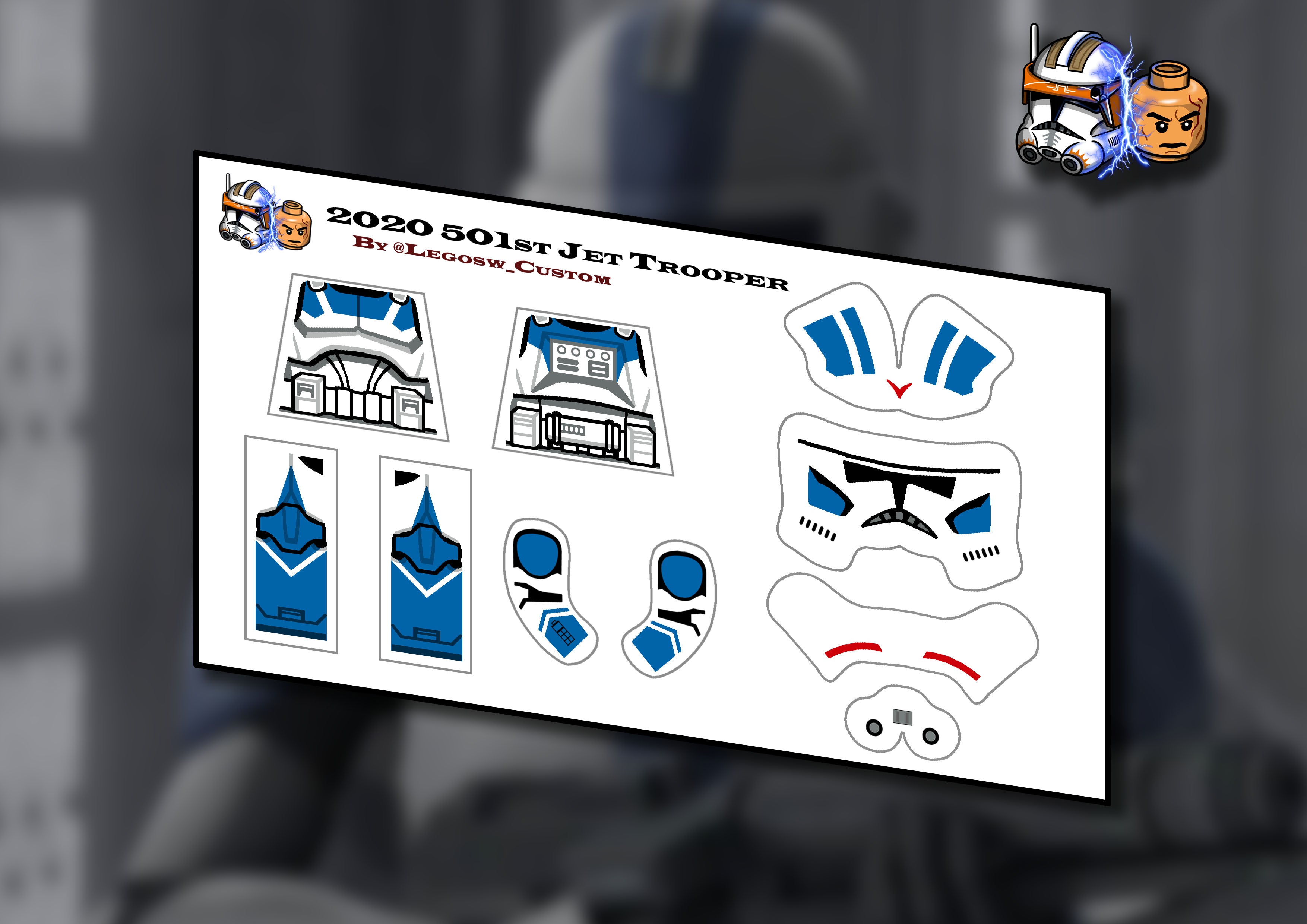 Phase 2 501st Jet Trooper – lswcustomshop