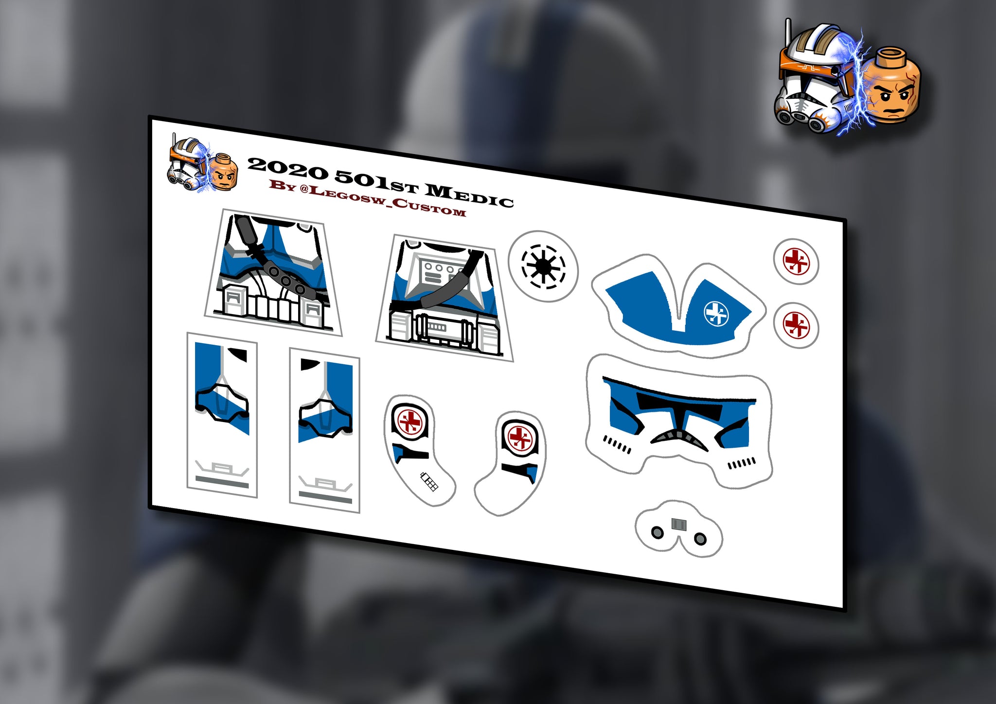 Phase 2 501st Medic – lswcustomshop