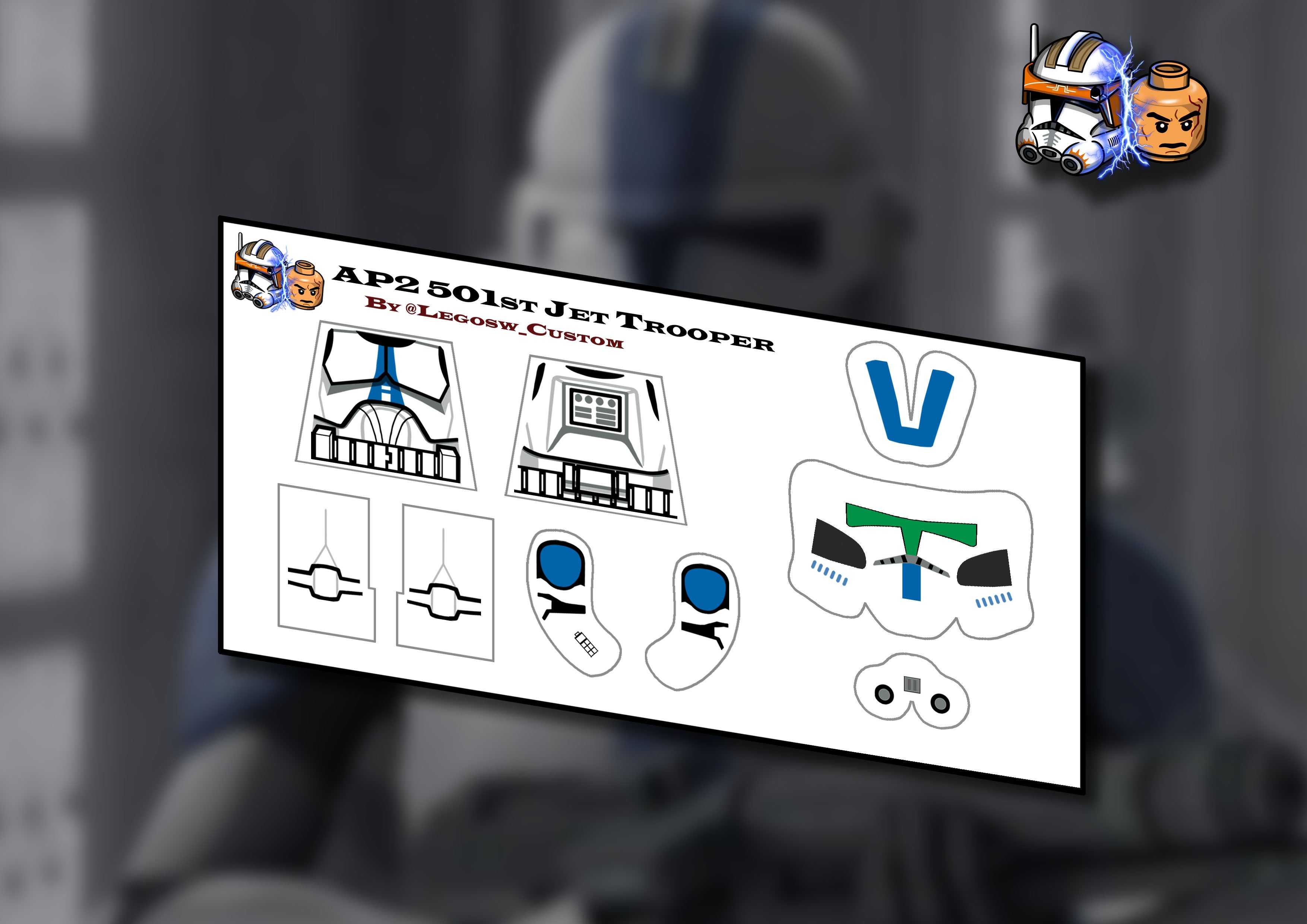 Phase 2 501st Jet Trooper (BF 2 2005) – lswcustomshop