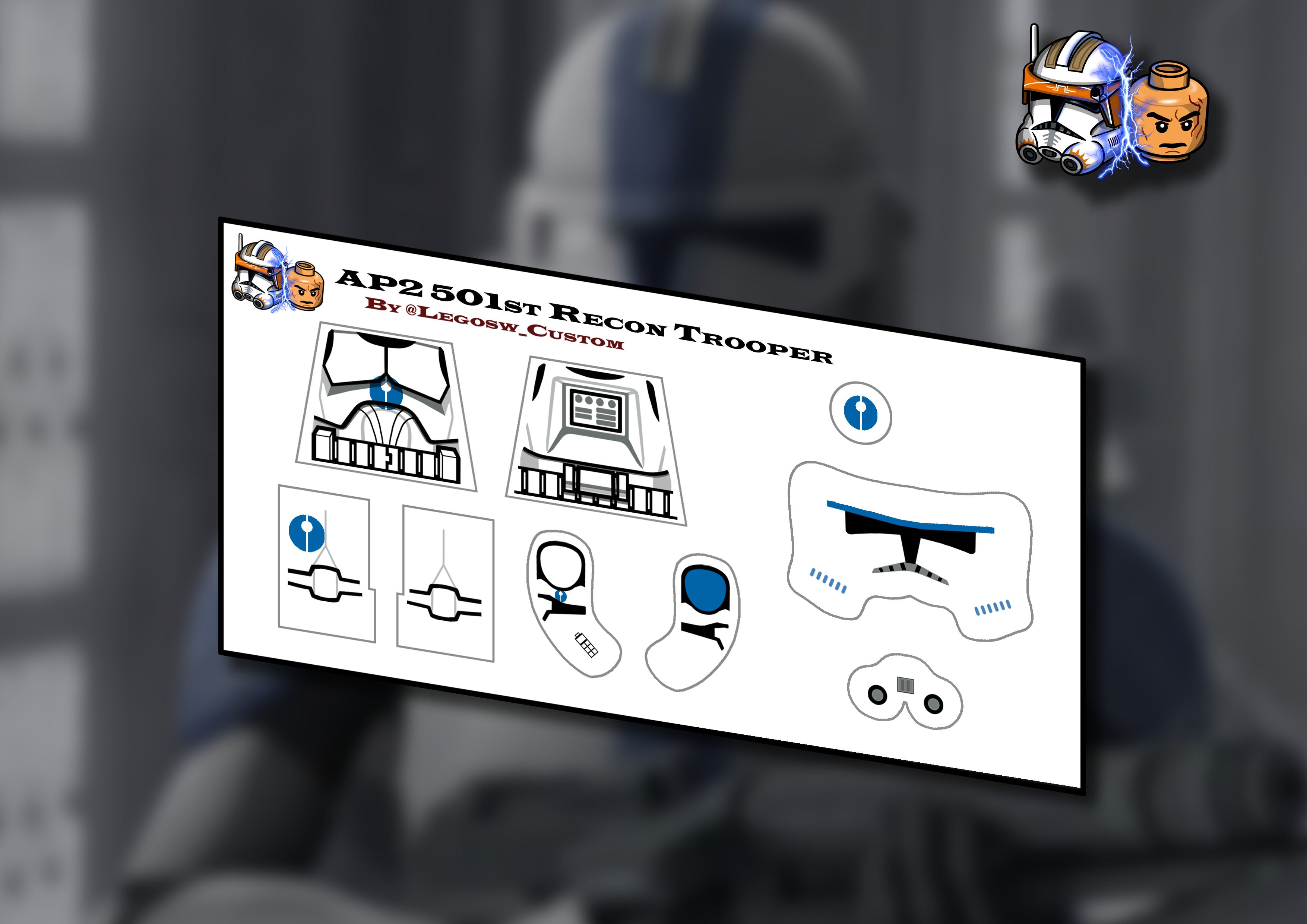 Phase 2 501st Recon Trooper – lswcustomshop